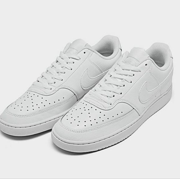 Nike | Shoes | New Nike Court Vision Low Triple White Cd 54630 Mens ...
